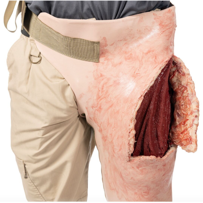 SMRT Task Trainer – Hip with Large Caliber Gunshot Wound - PracMed NZ